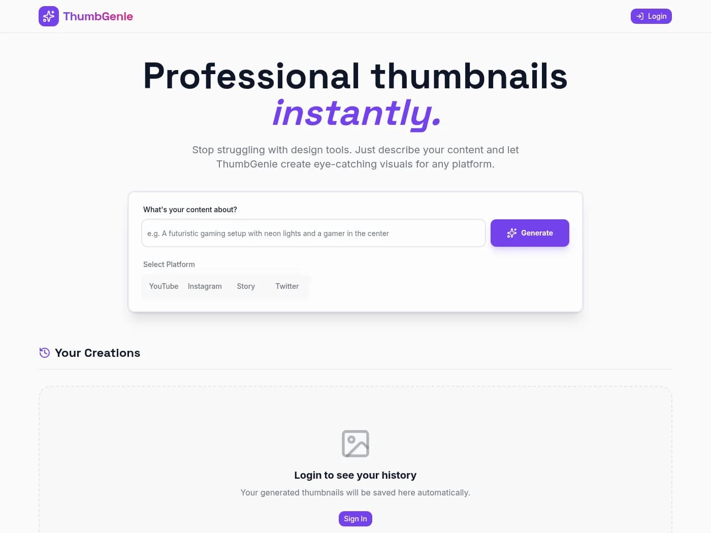 ThumbGenie