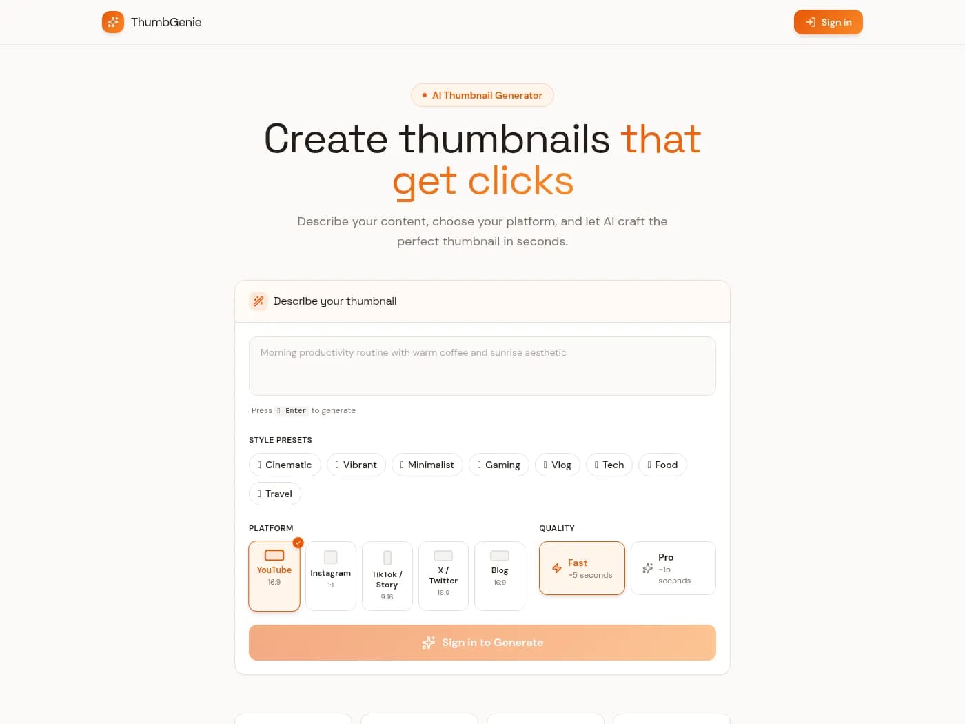 ThumbGenie
