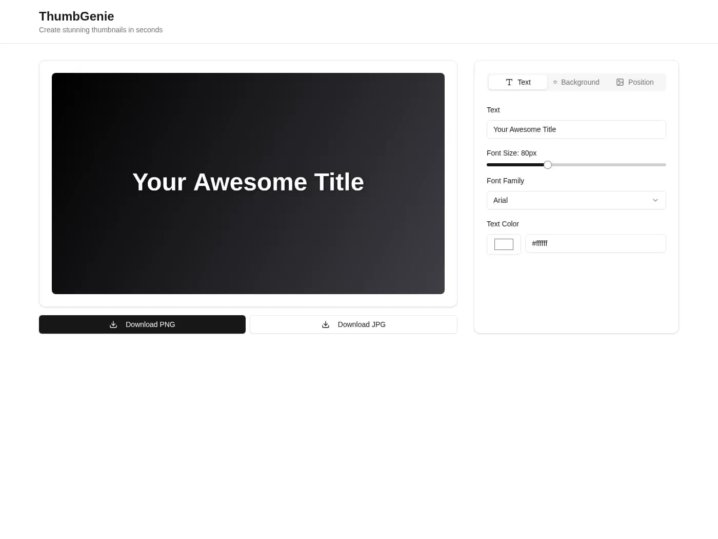 ThumbGenie