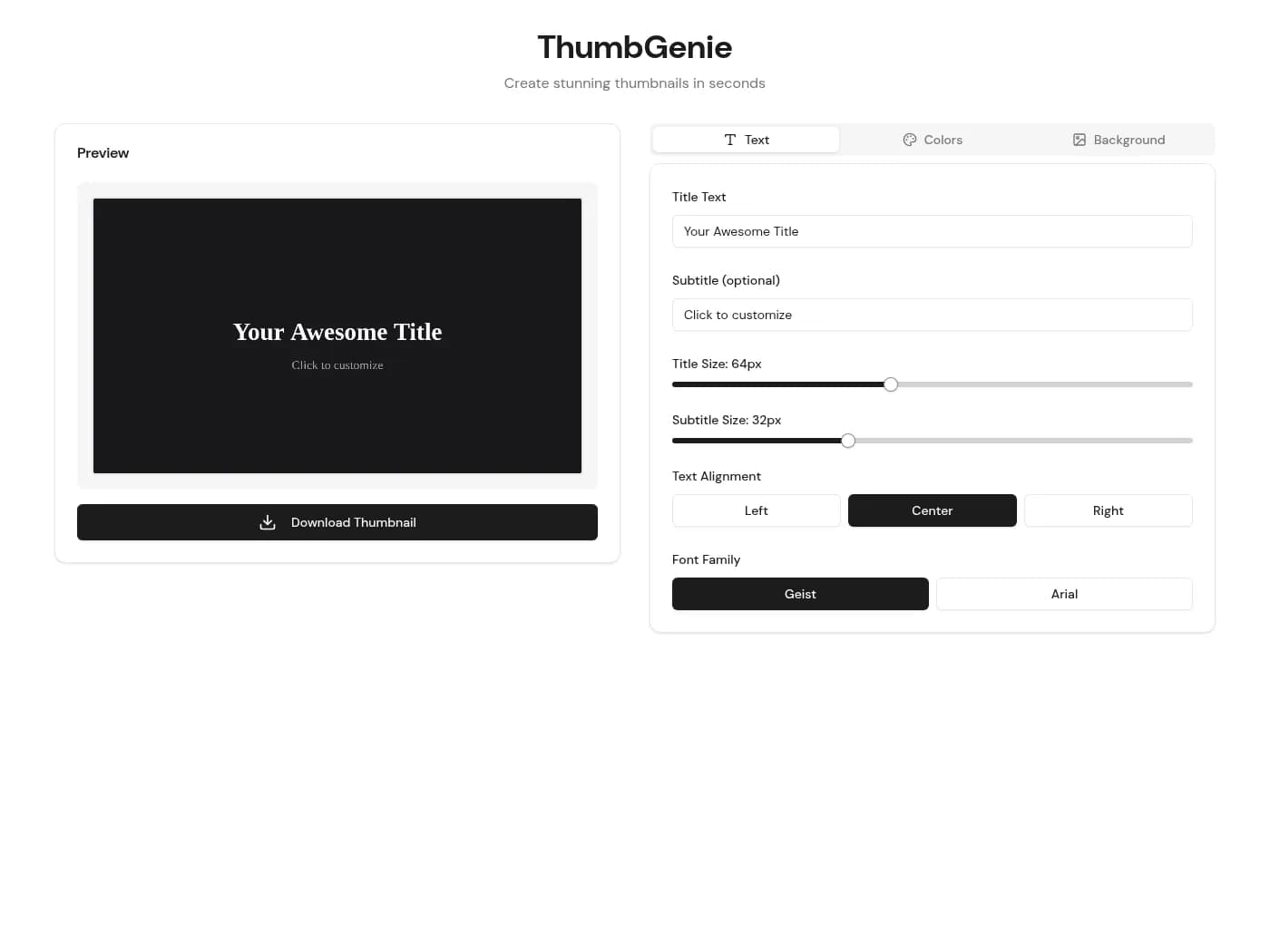 ThumbGenie