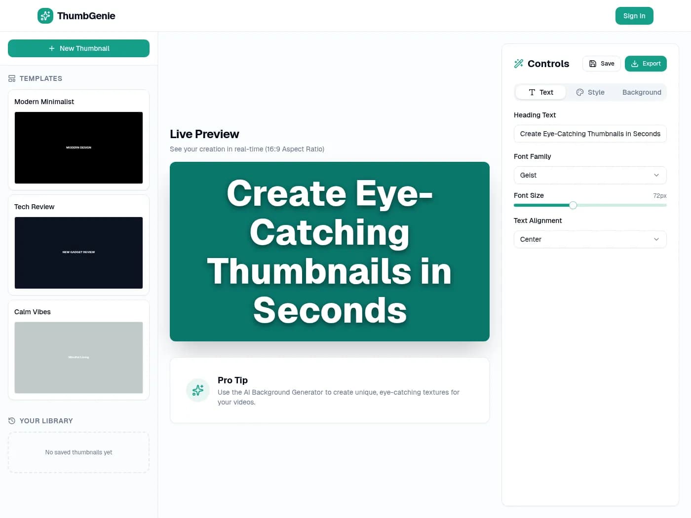 ThumbGenie