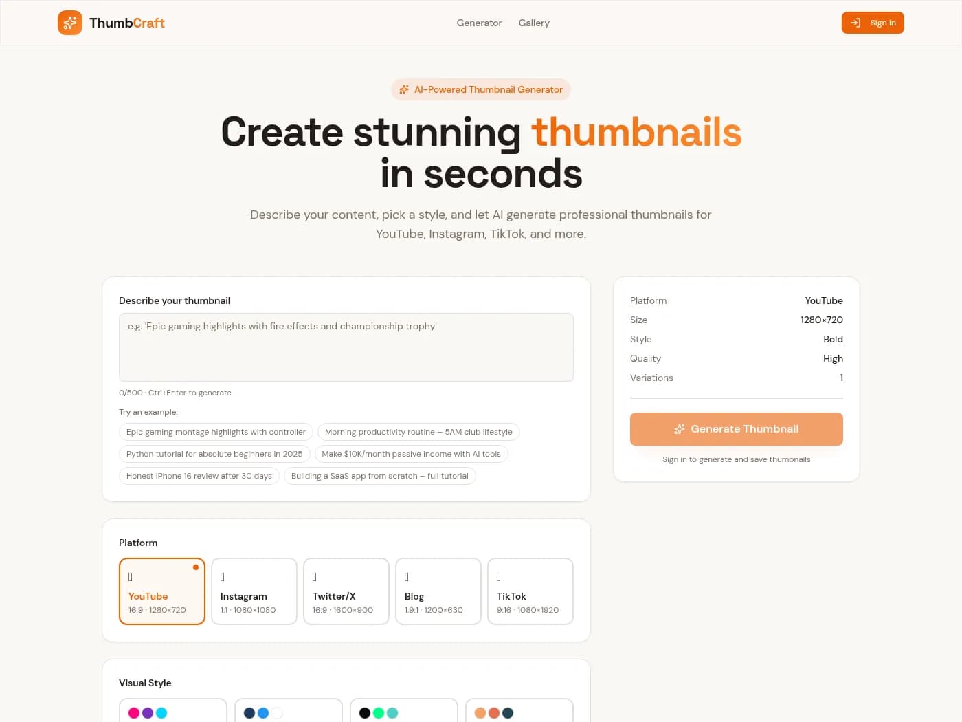 ThumbCraft