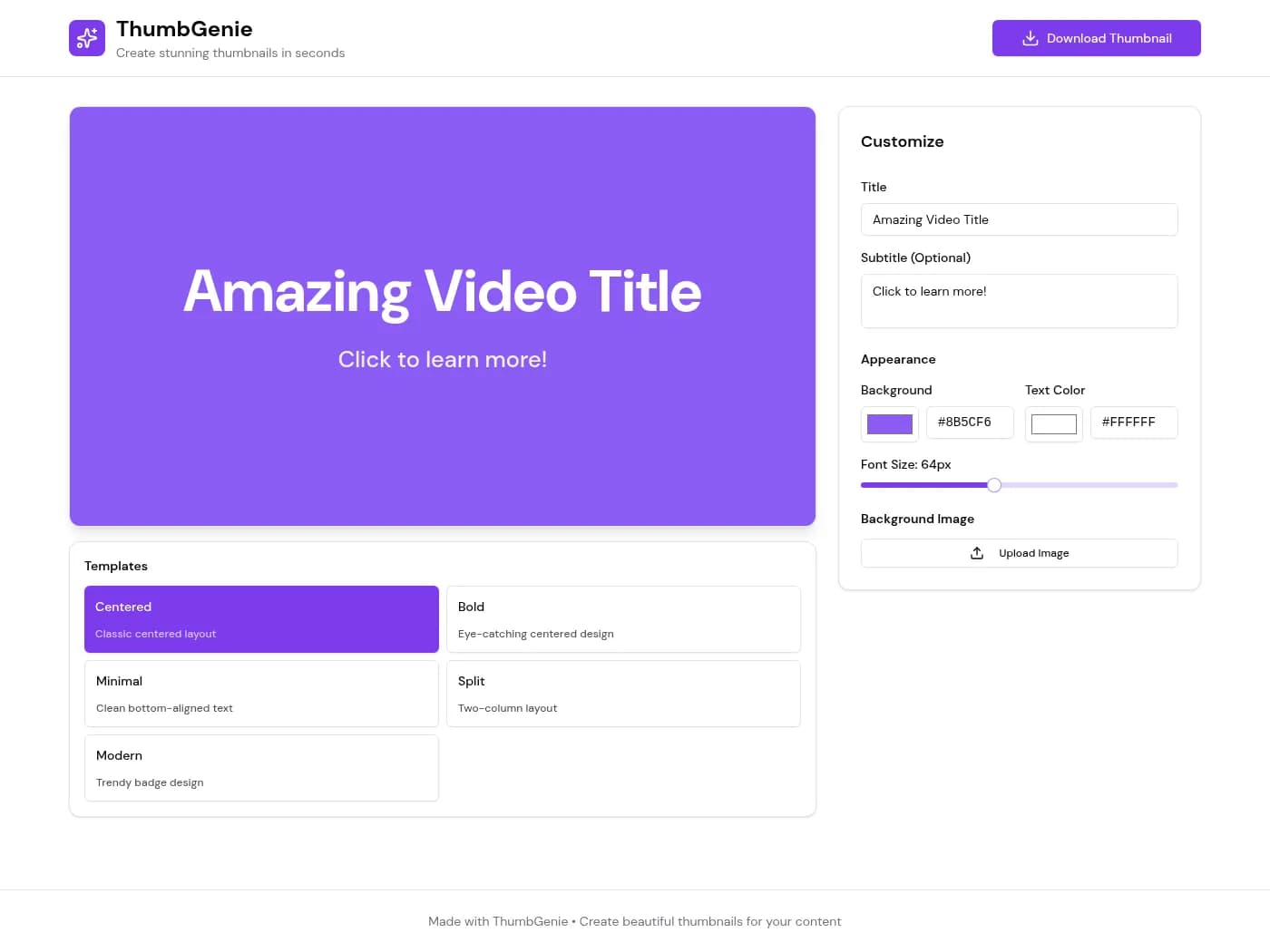 ThumbGenie