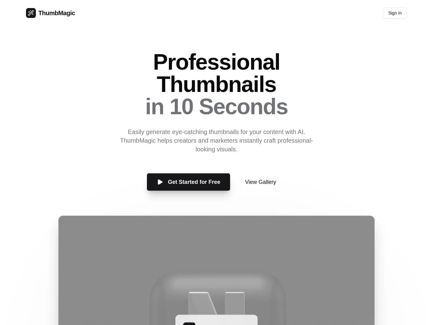 ThumbMagic Generator