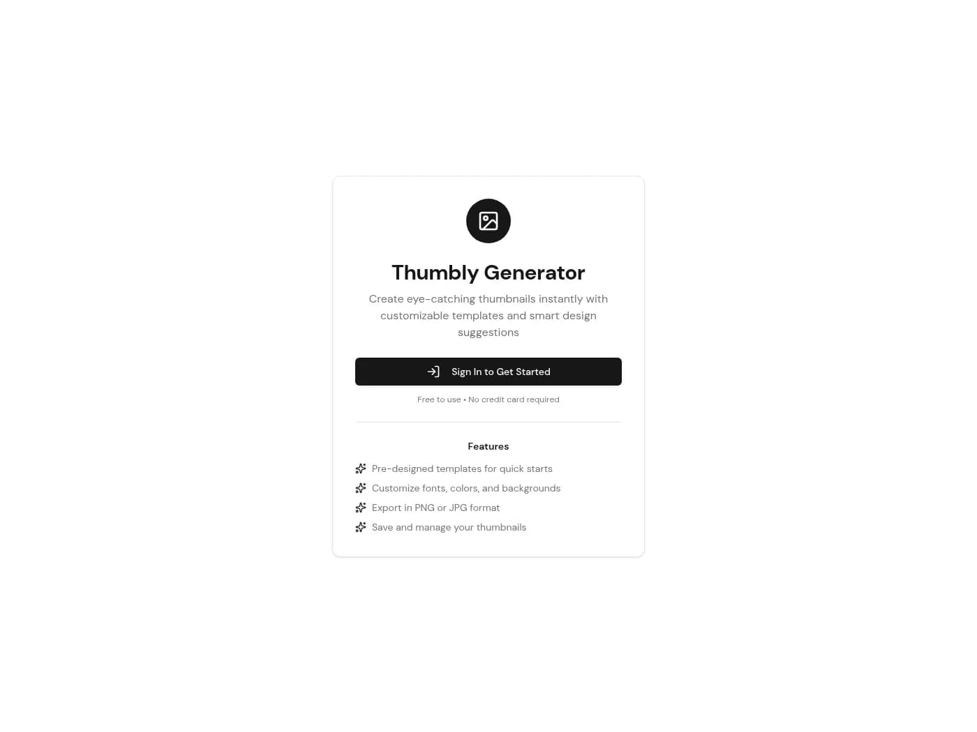Thumbly Generator