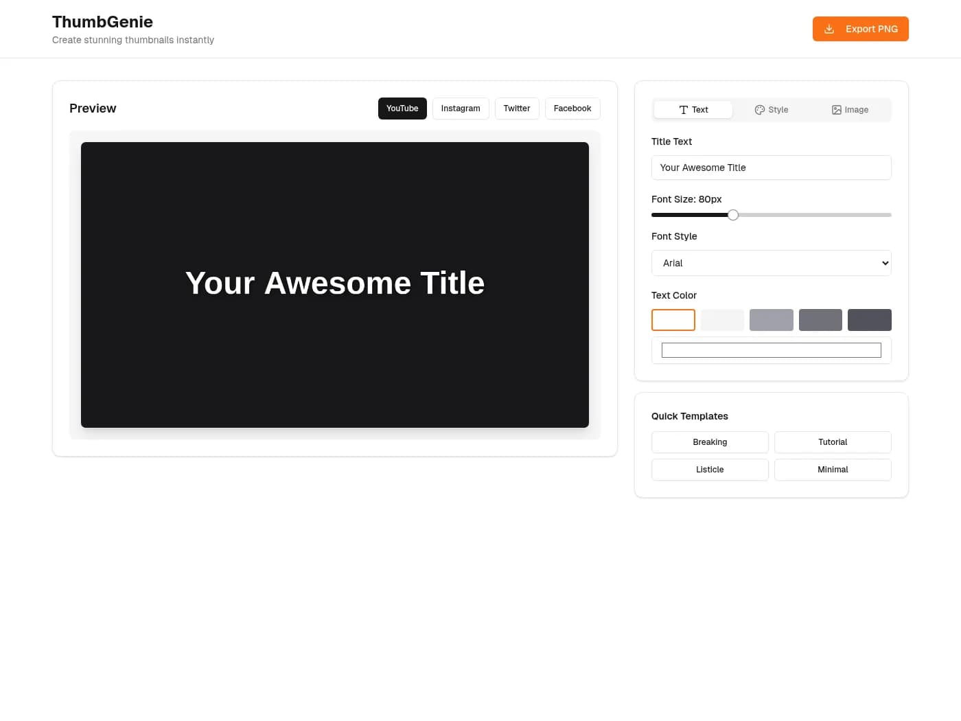 ThumbGenie
