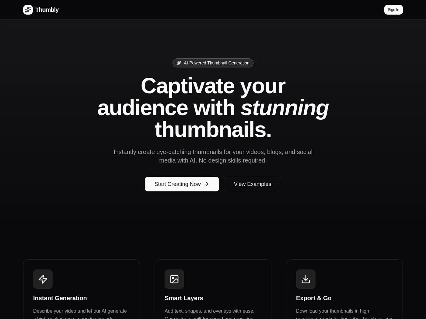 Thumbly Generator