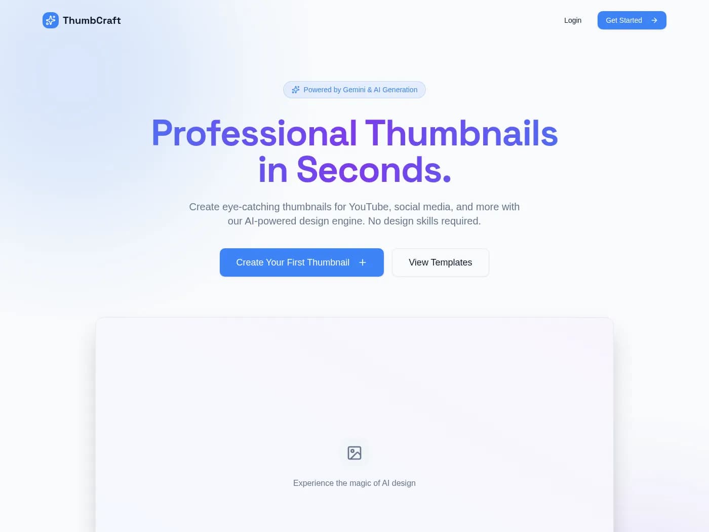 ThumbCraft Generator