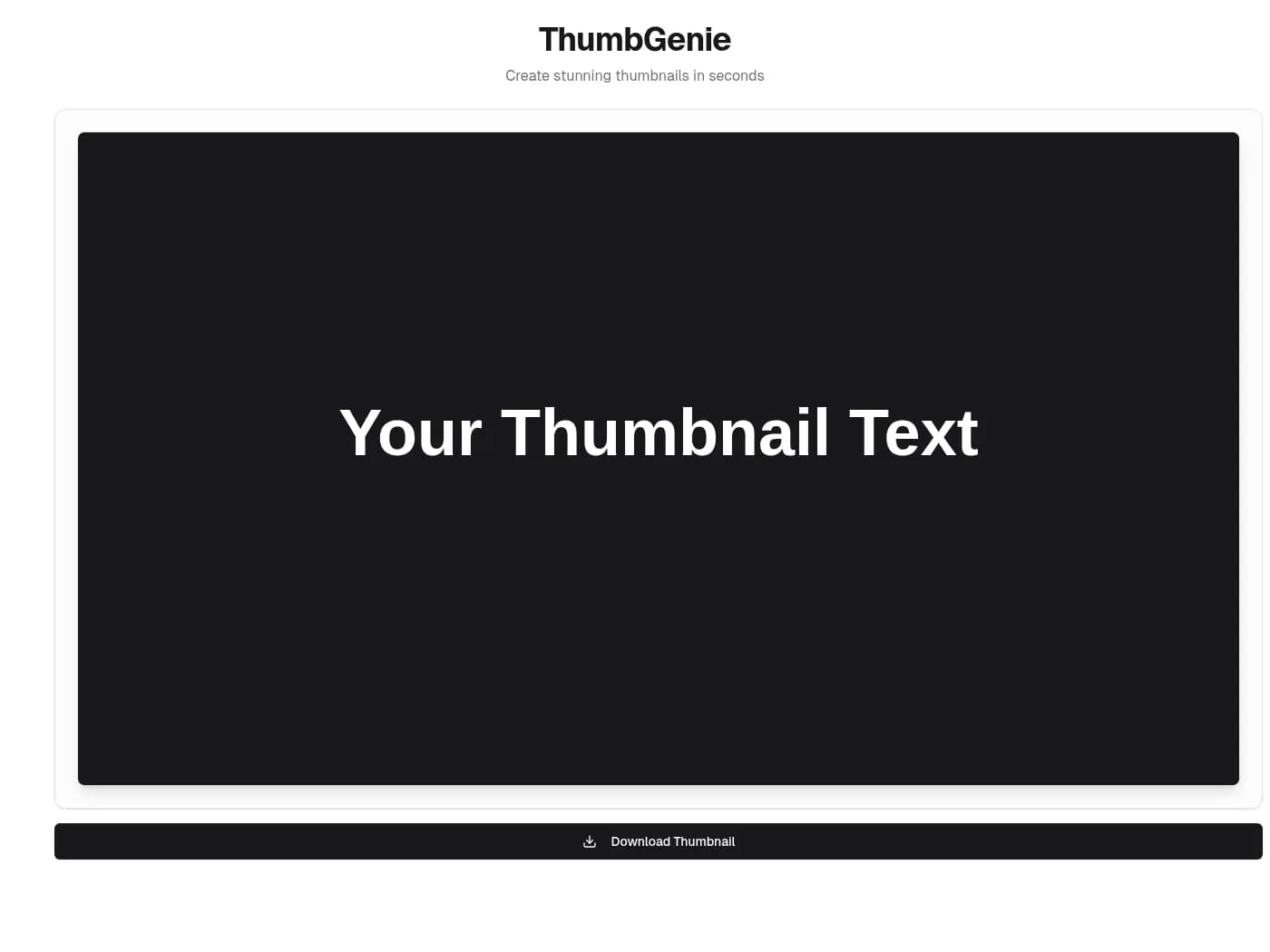 ThumbGenie