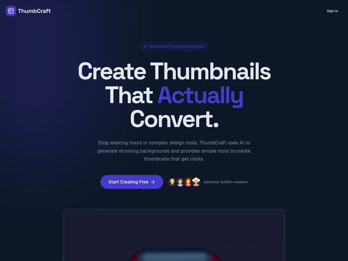 ThumbCraft Generator