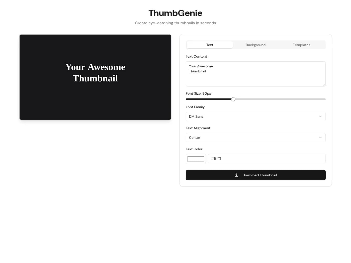 ThumbGenie