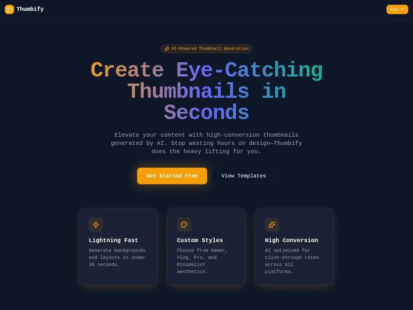Thumbify Generator