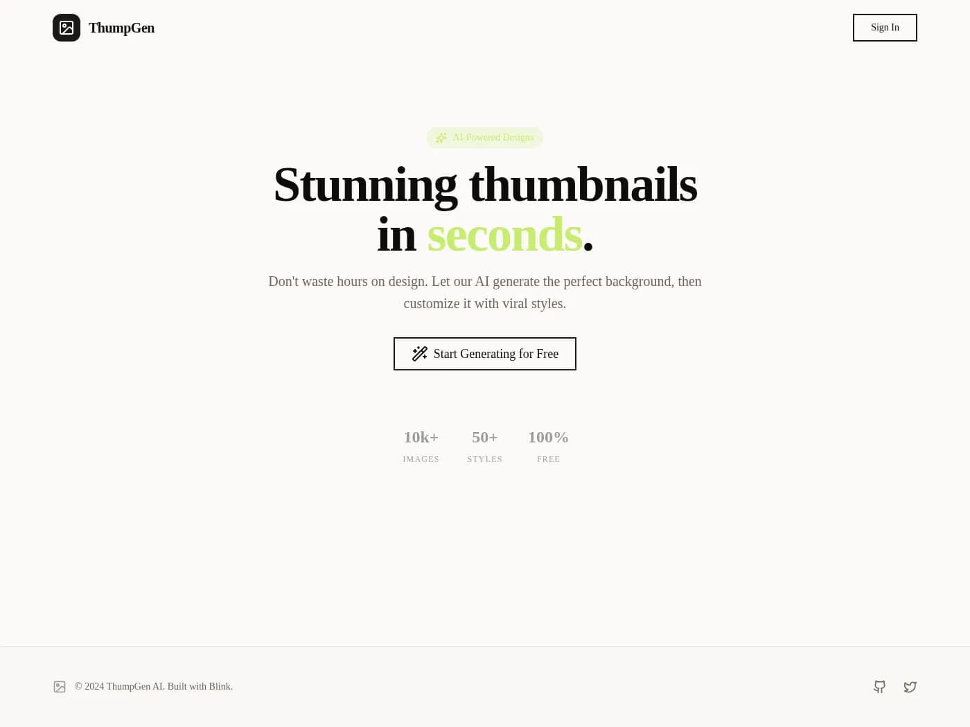 Thumbnail Generator