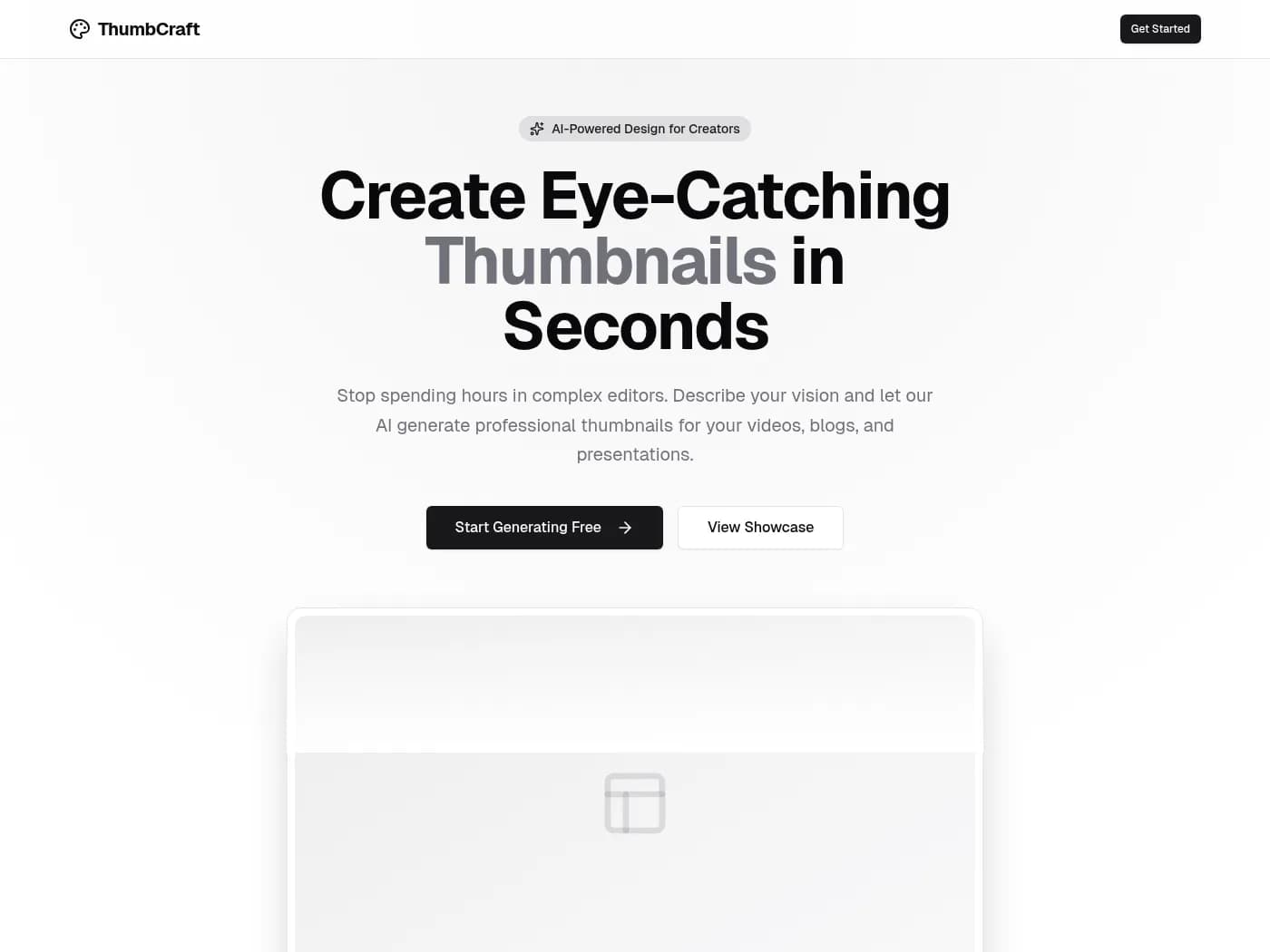 ThumbCraft Generator