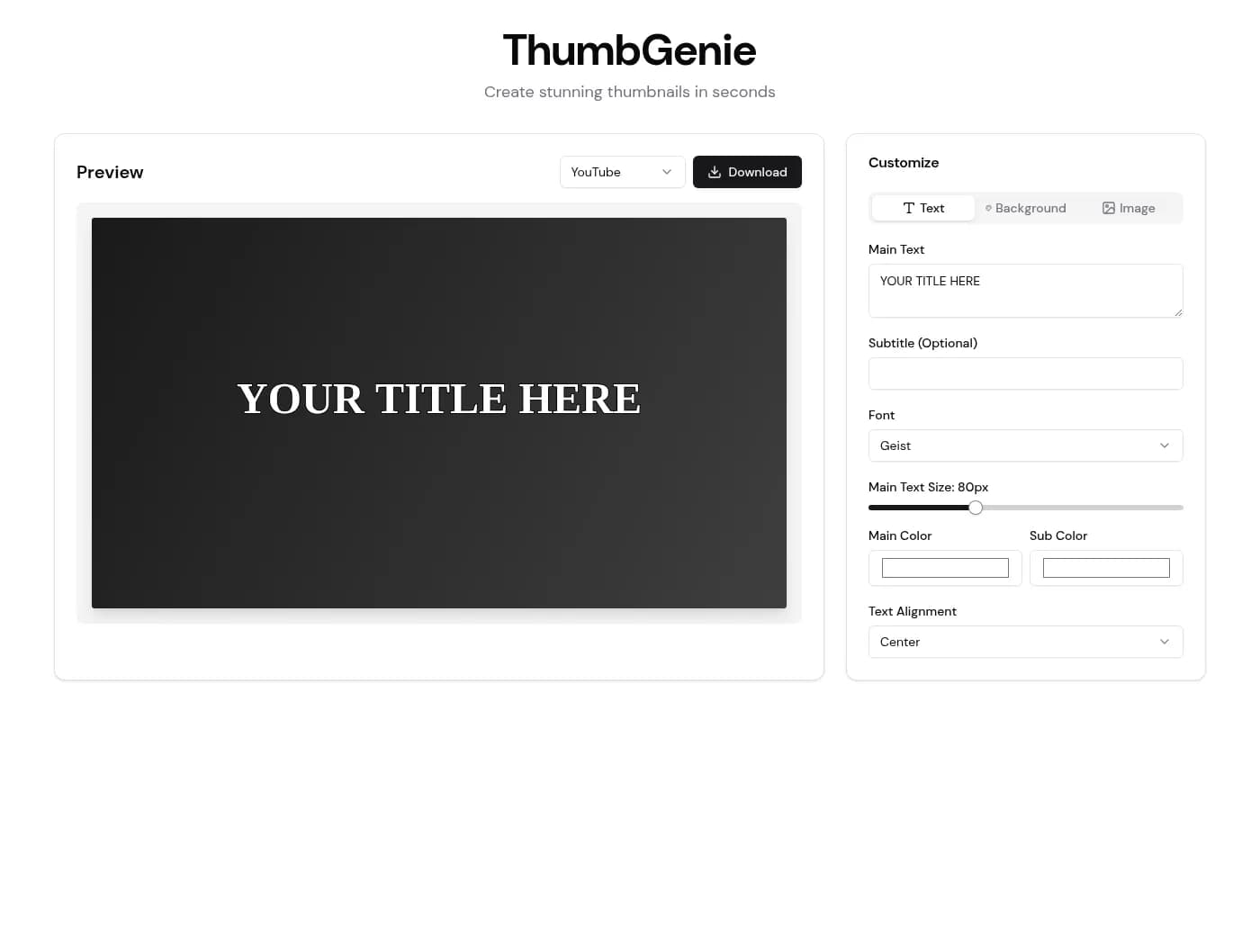 ThumbGenie