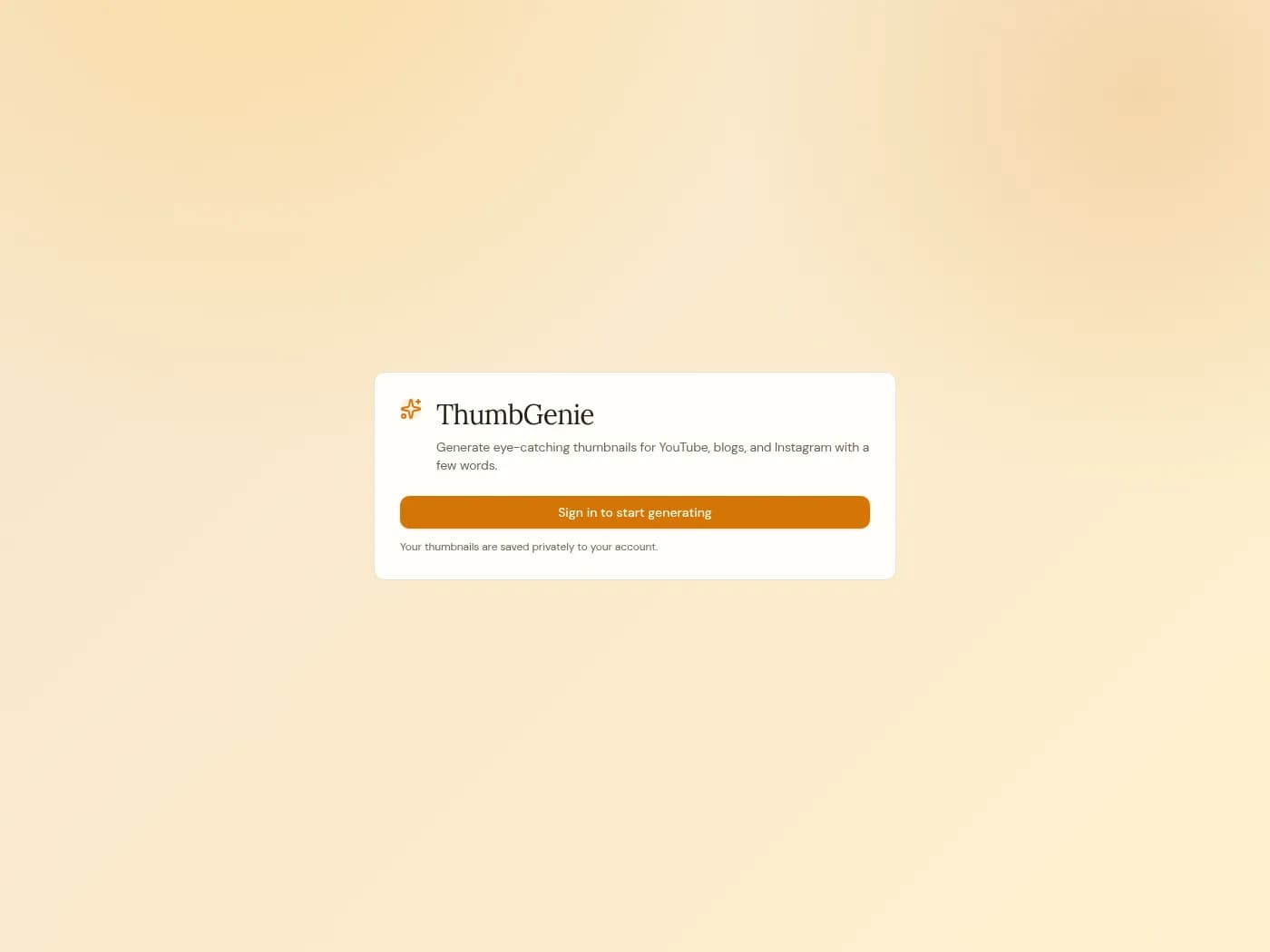 ThumbGenie