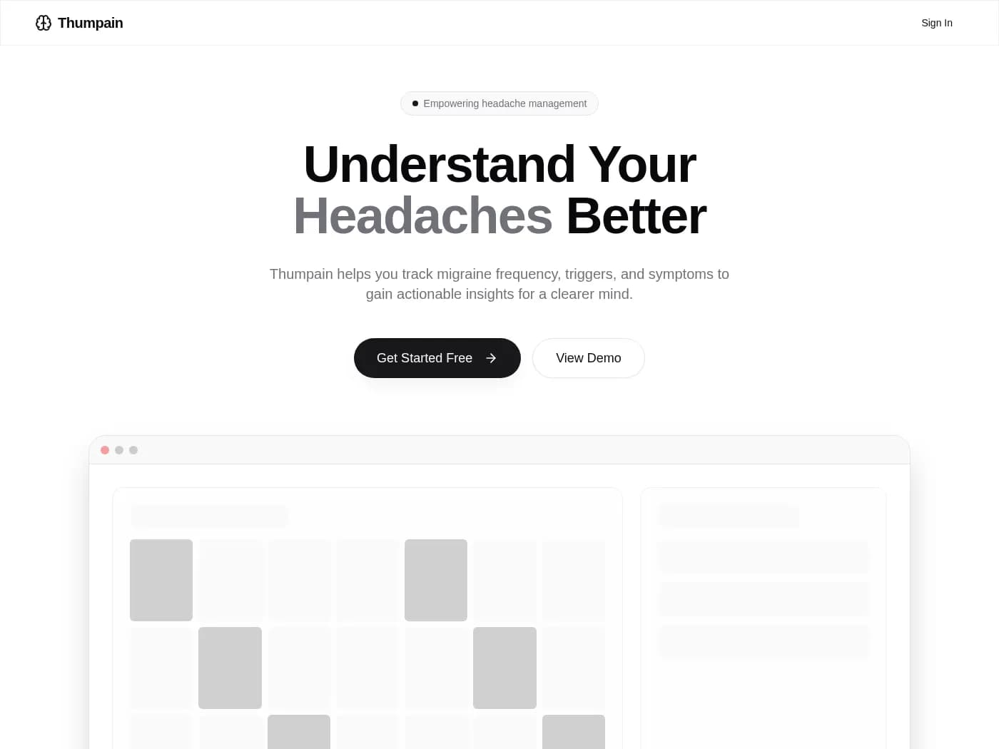 Thumpain Mood Tracker