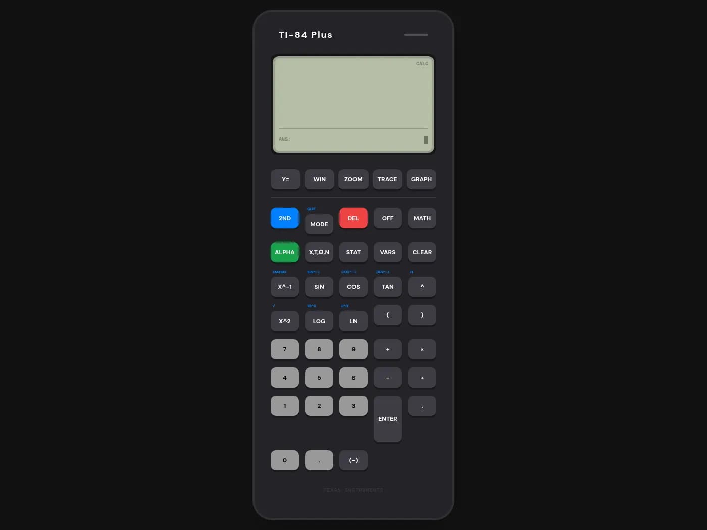 TI-84 Graphic Calculator