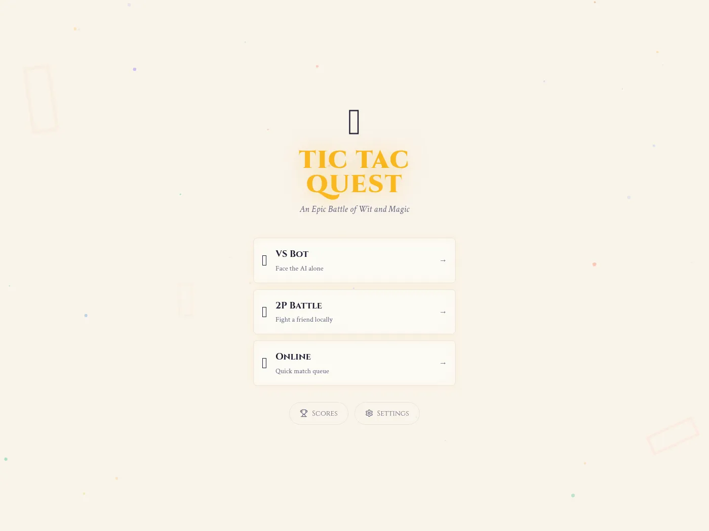Tic Tac Quest