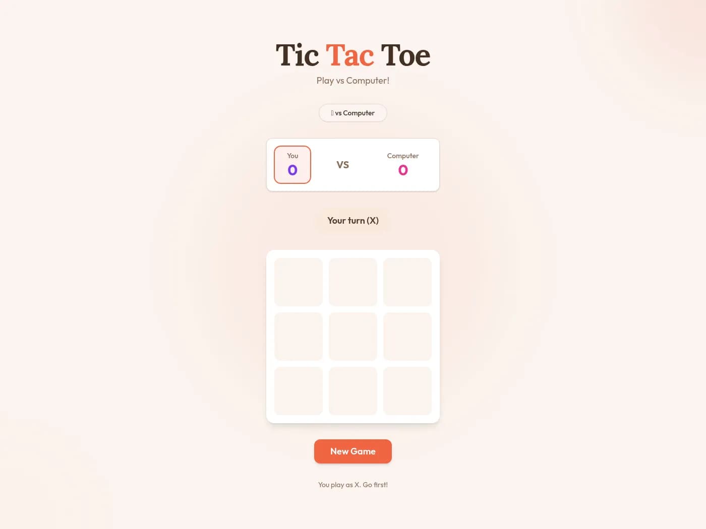 Tic Tac Toe Fun