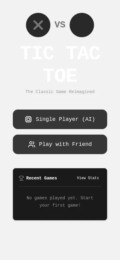 Tic Tac Toe Classic