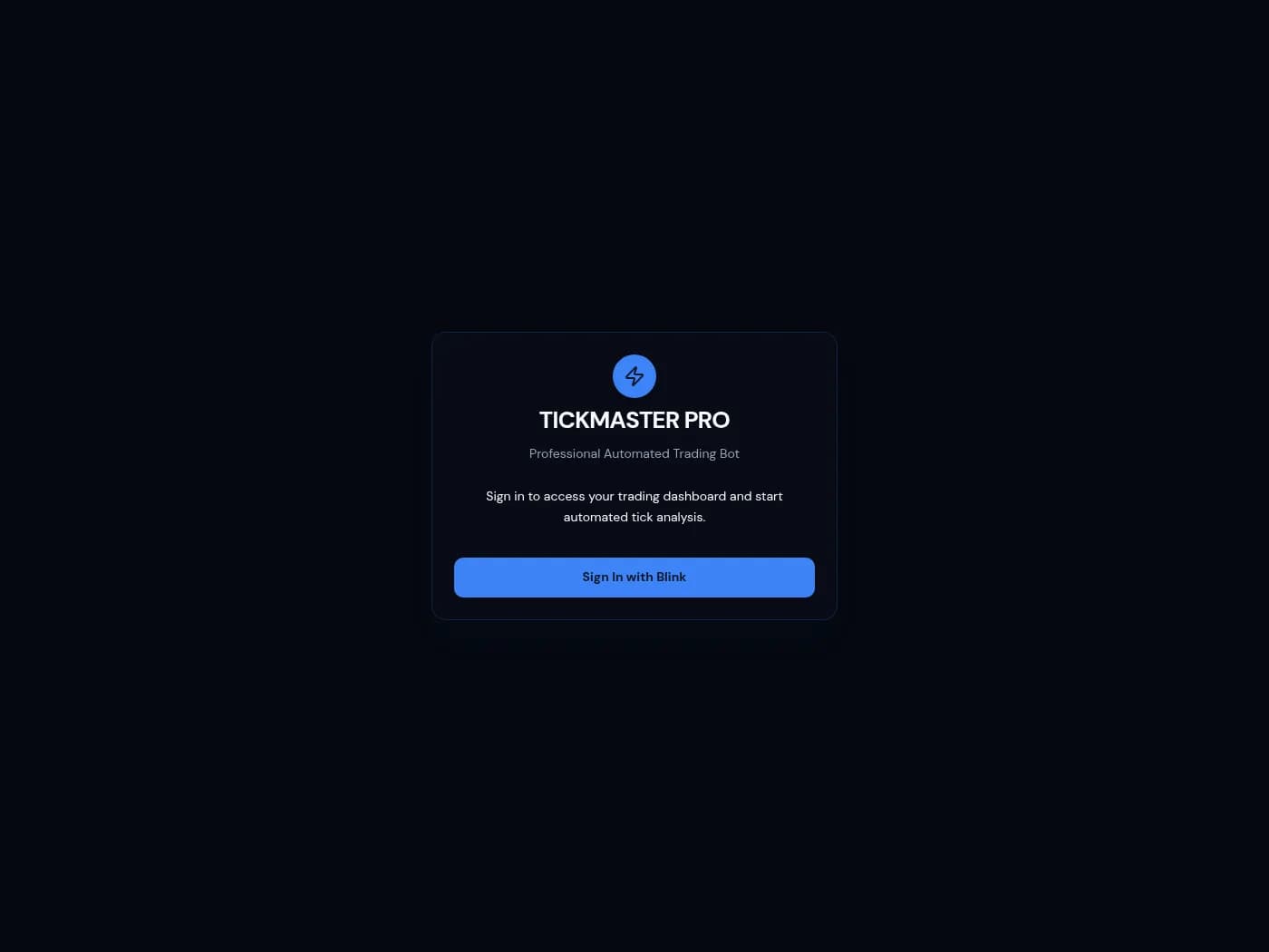 Tick Analyzer Trading Bot