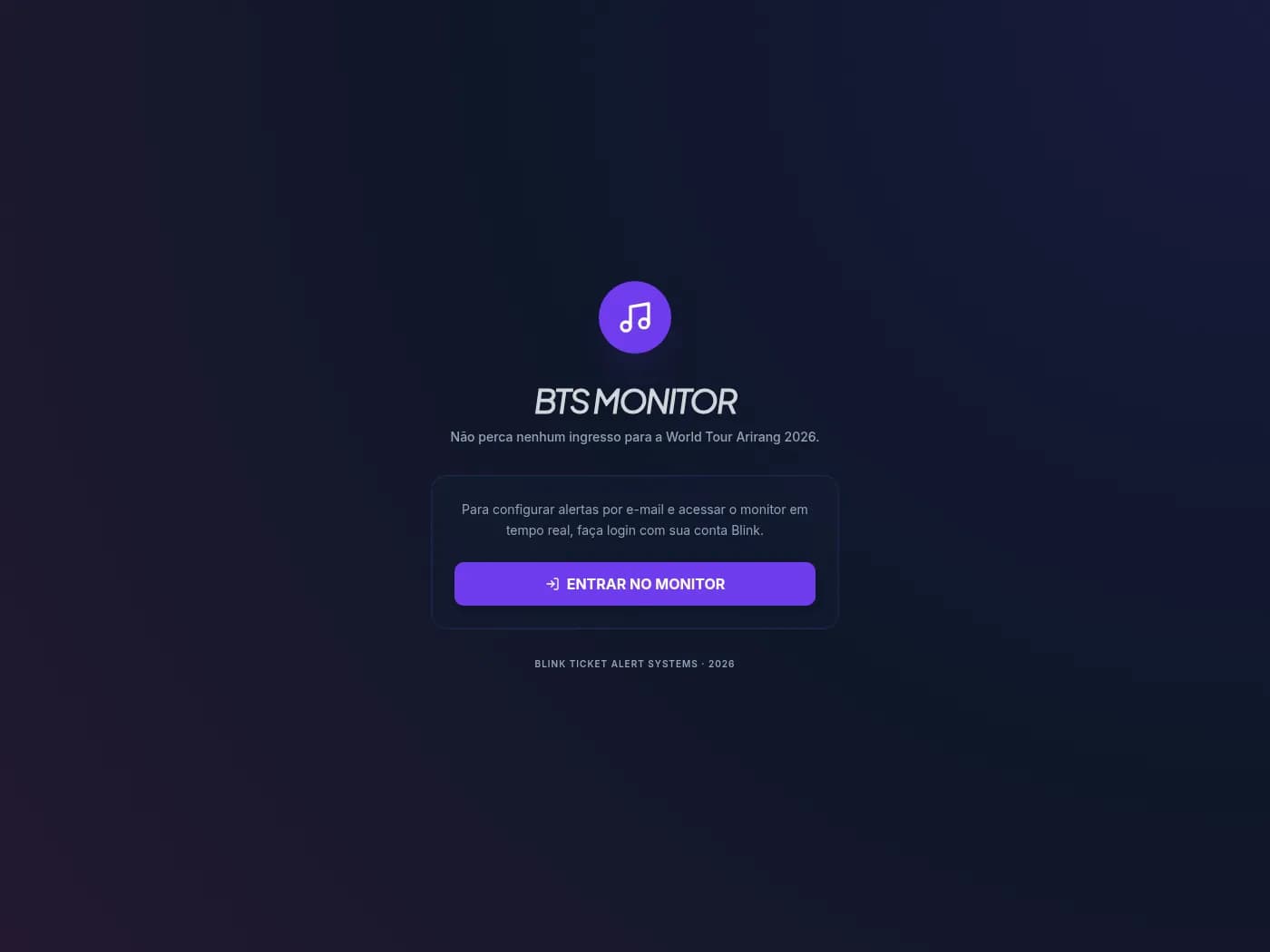 Ticket Alert Monitor