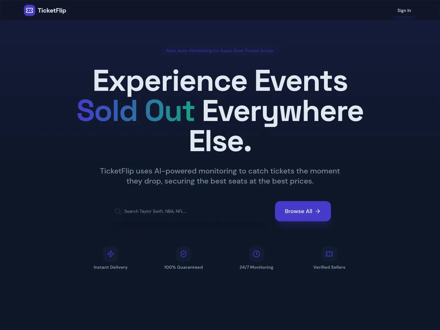 TicketFlip Marketplace