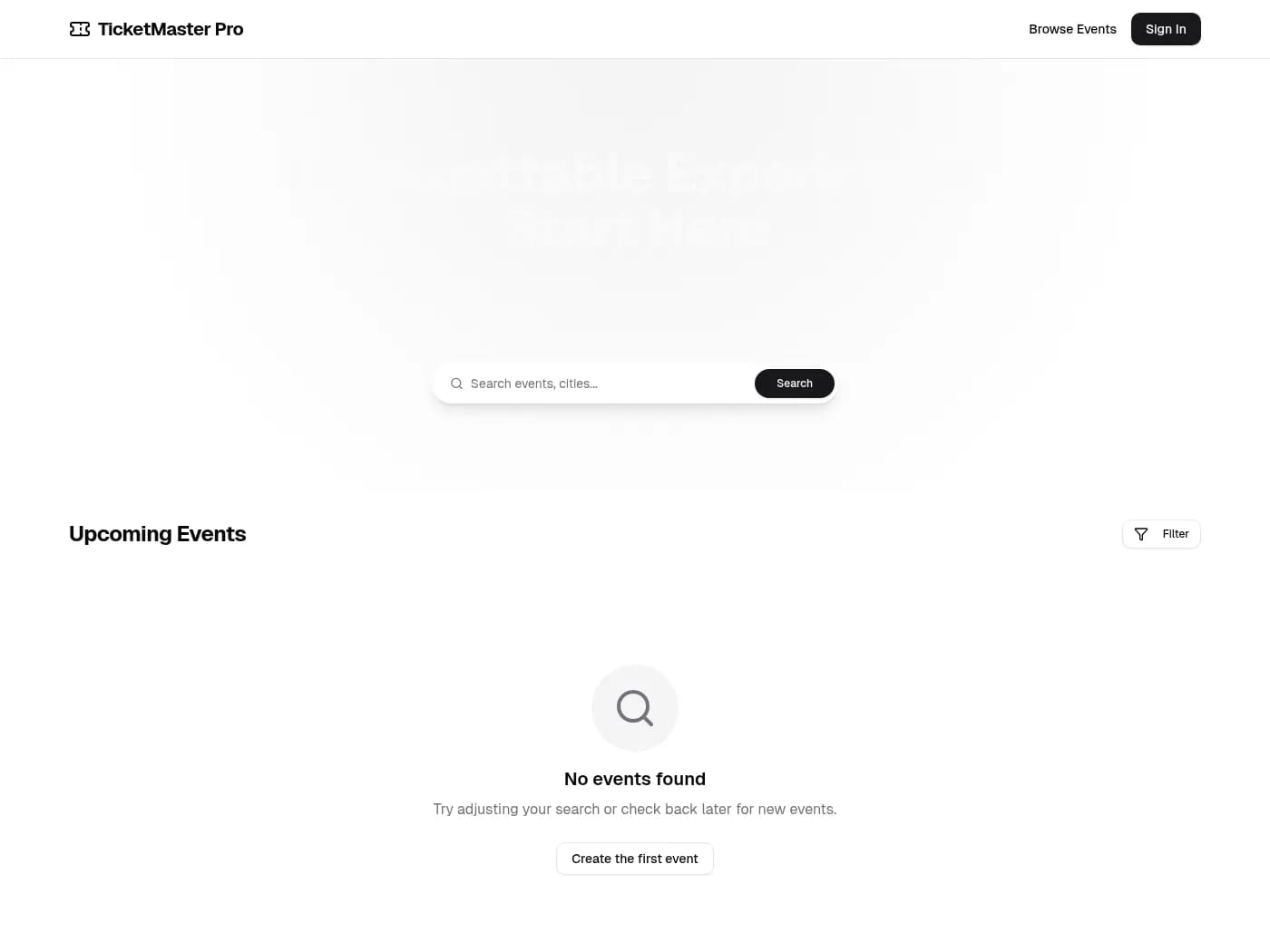 TicketMaster Pro
