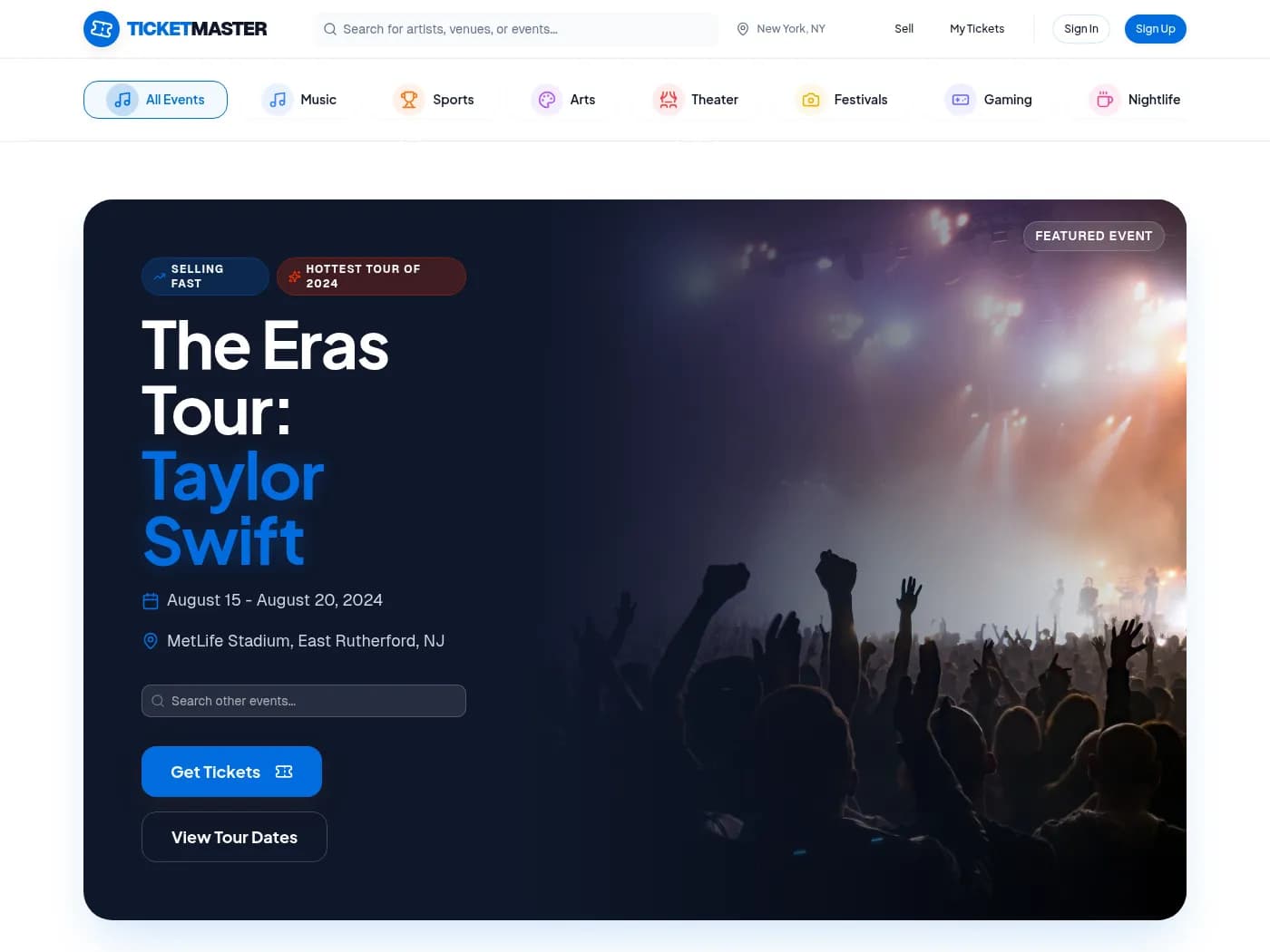 TicketMaster Clone