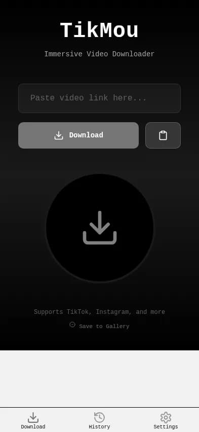 TikMou Video Downloader