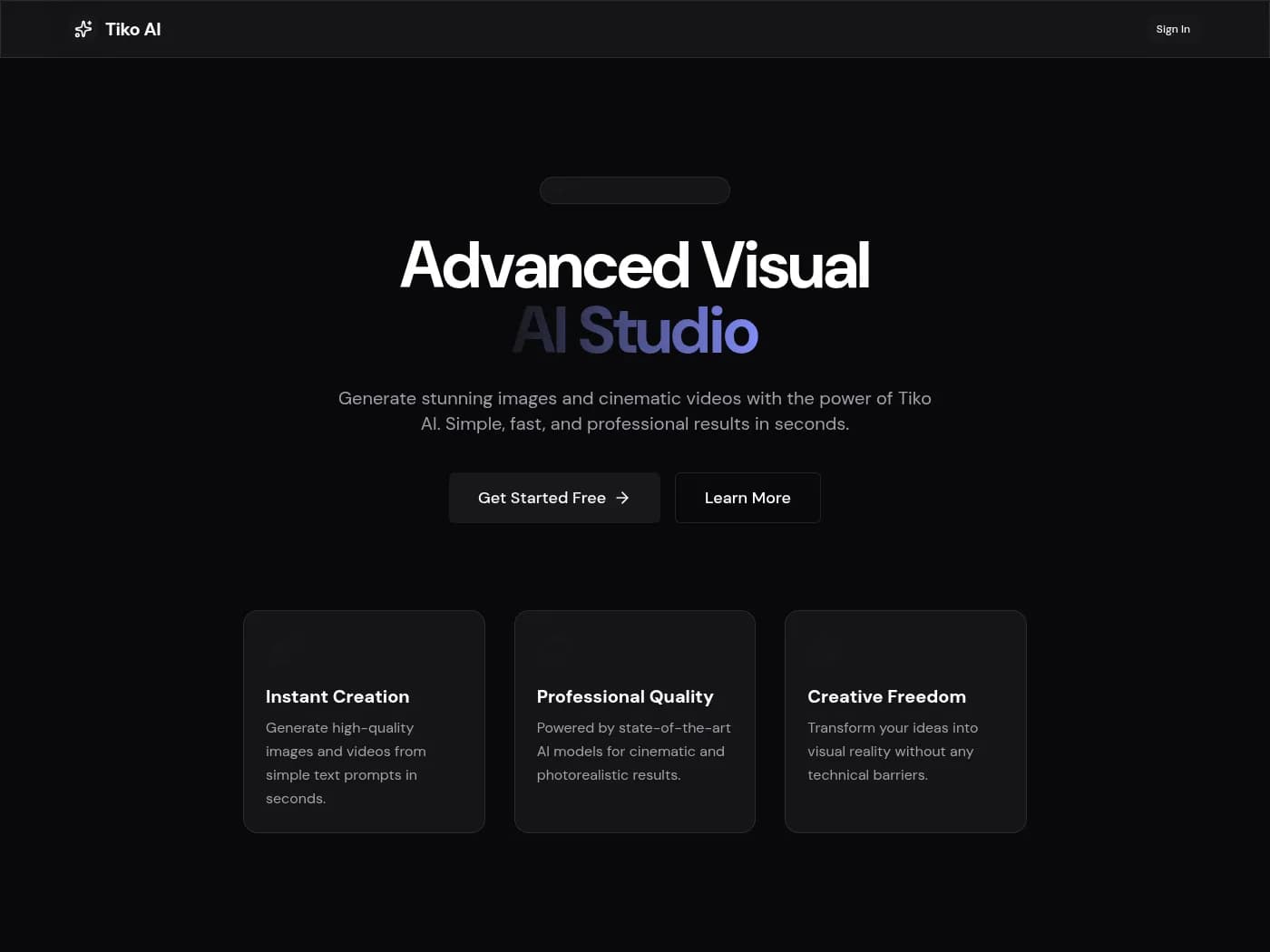Tiko AI Studio