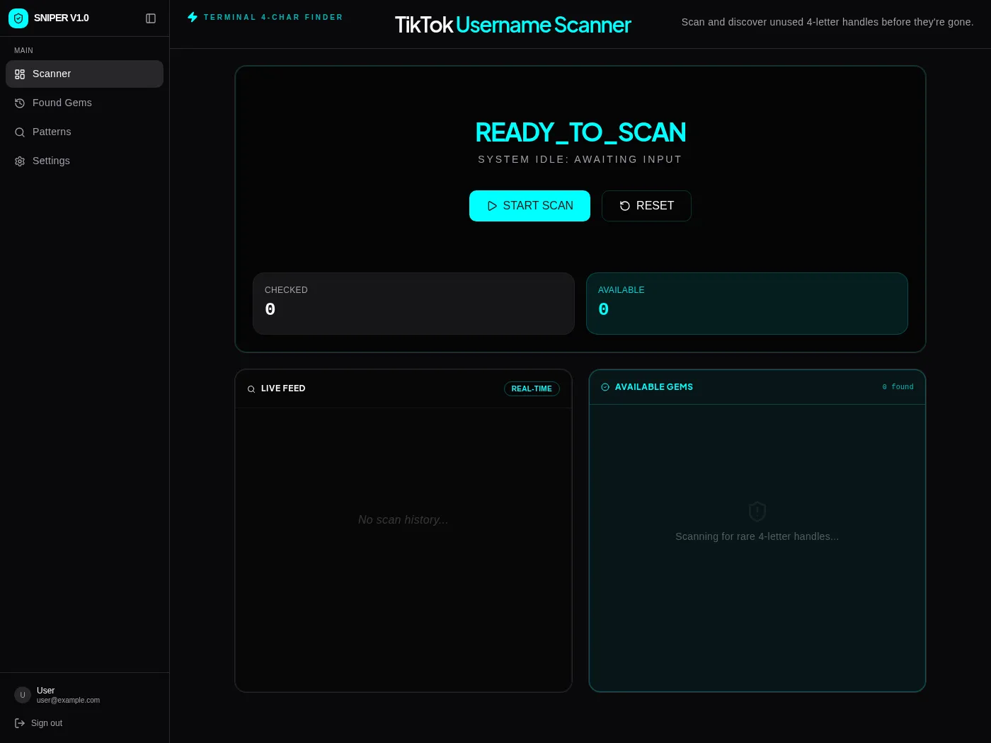 Unique TikTok Username Finder