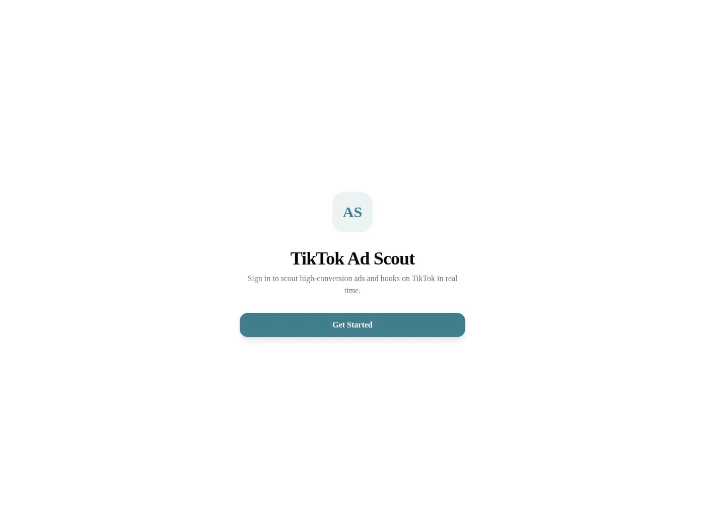 TikTok Ad Scout