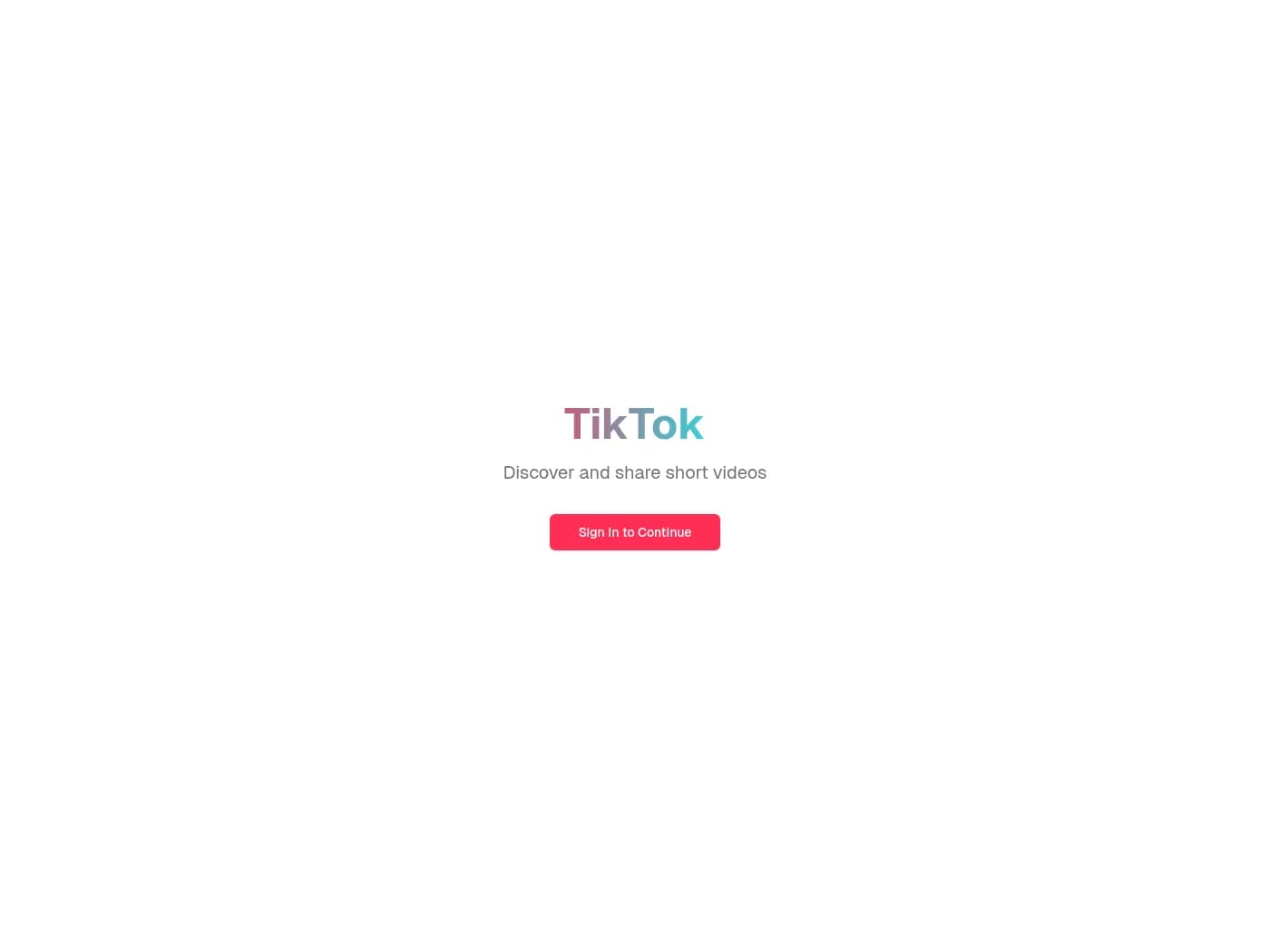 TikTok Clone
