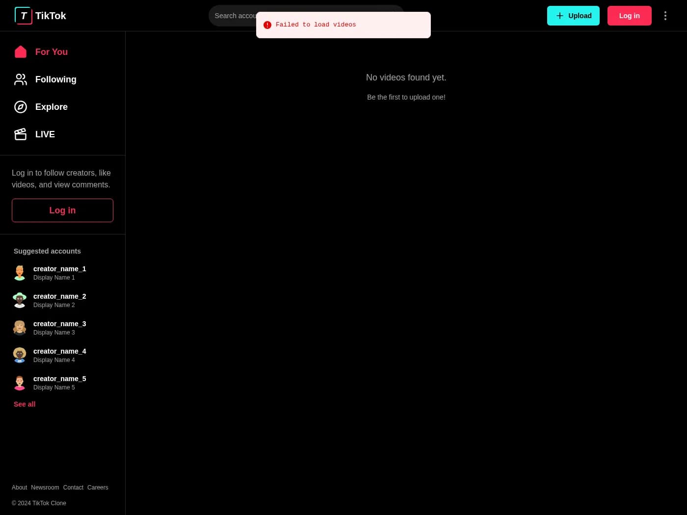 TikTok Clone