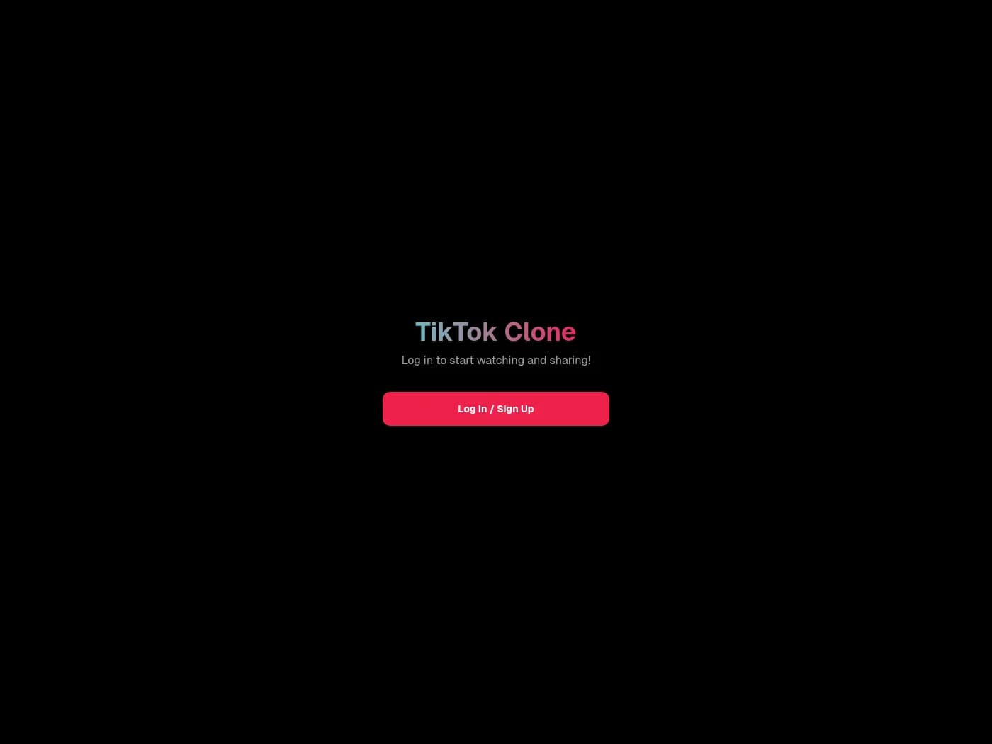 Mini TikTok Clone