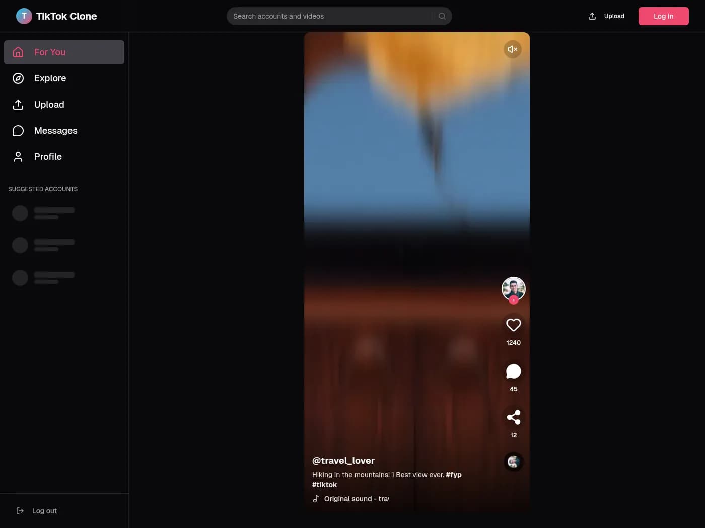 TikTok Clone
