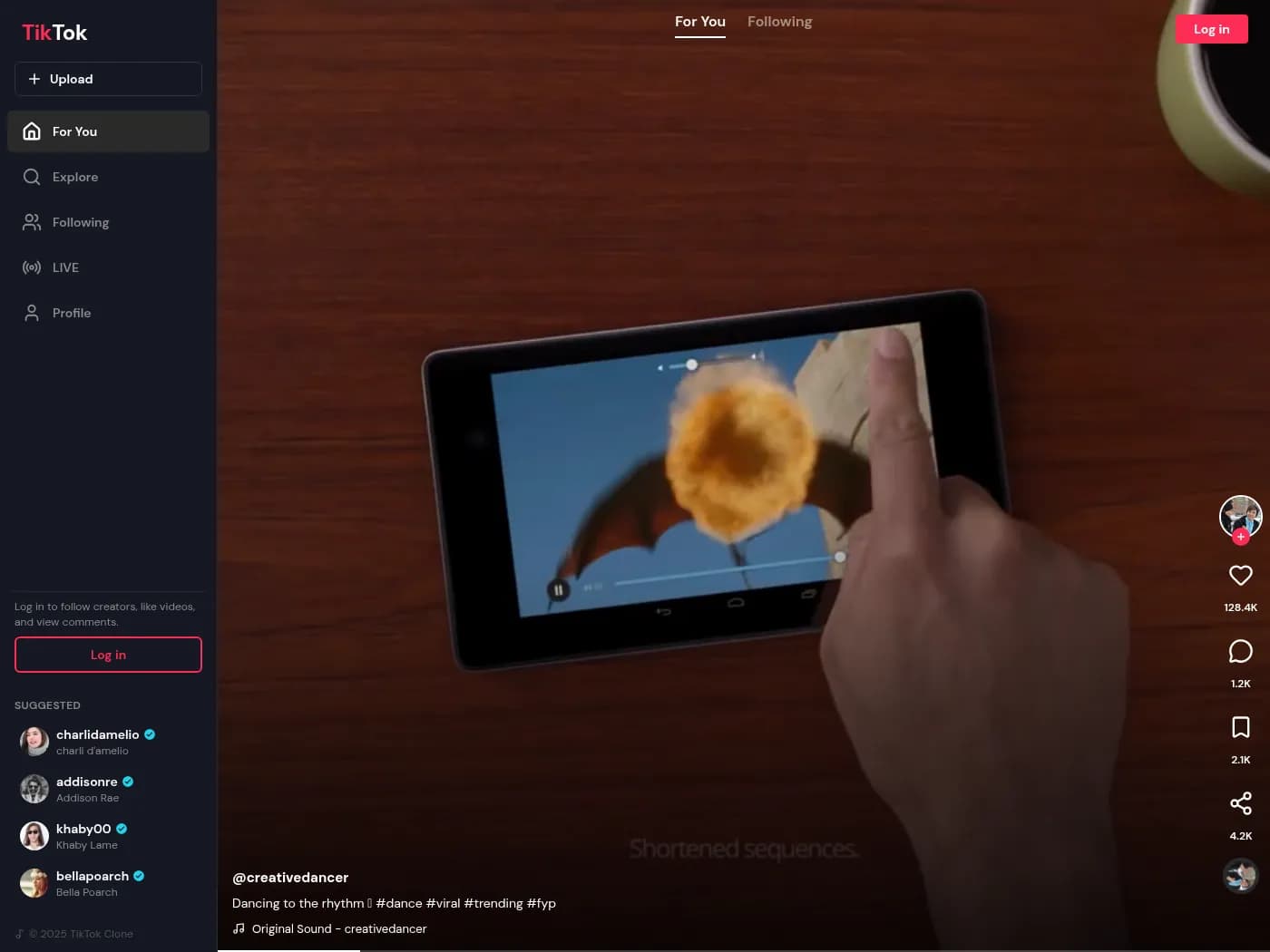 TikTok Clone Web