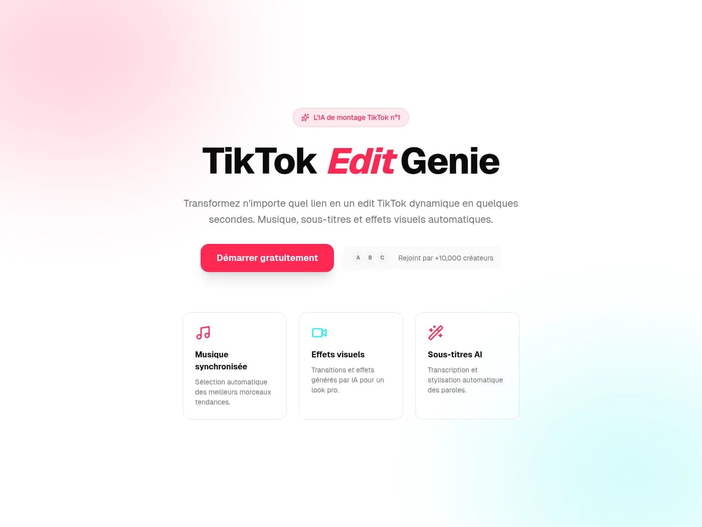TikTok Edit Genie