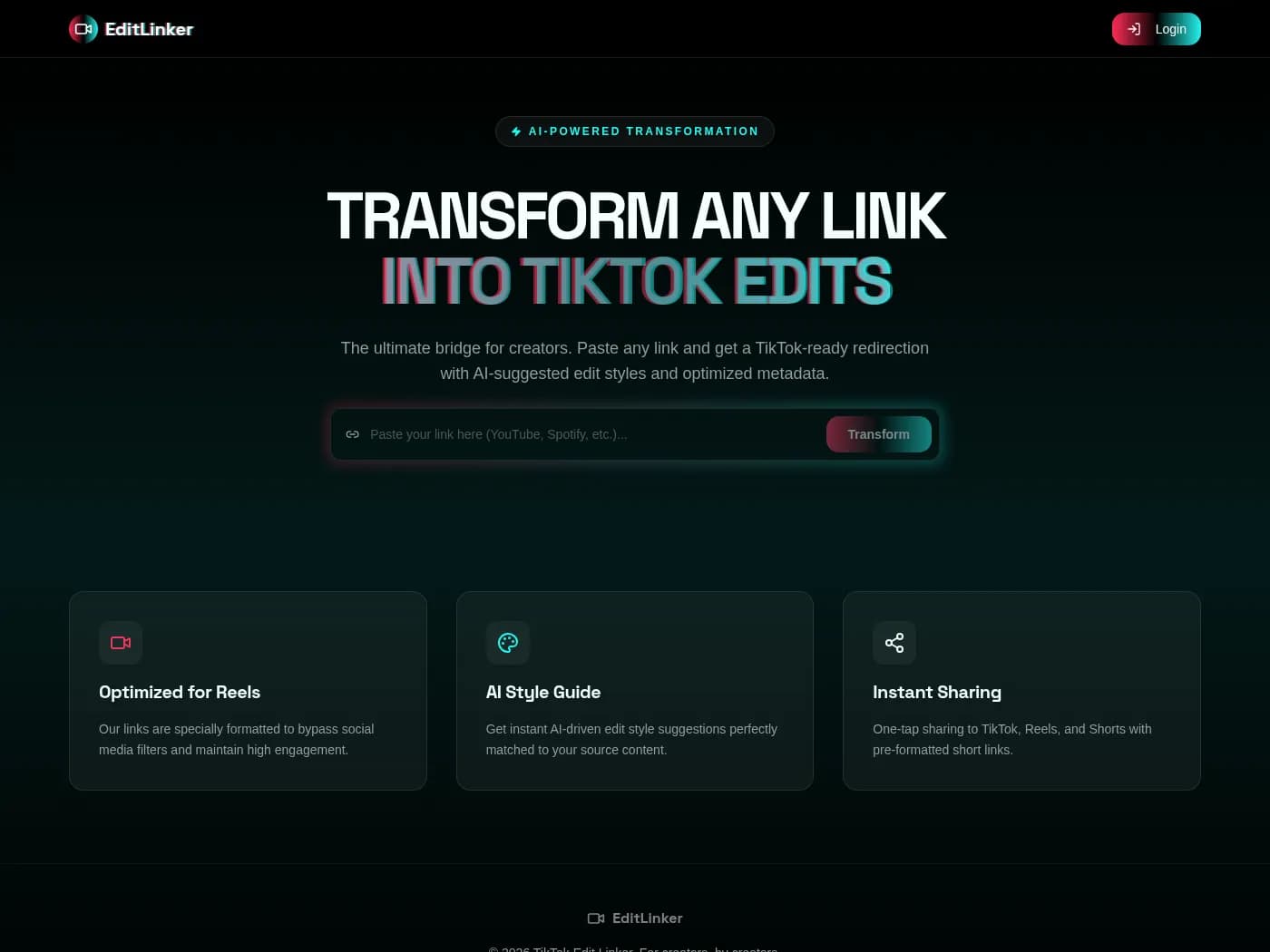 TikTok Edit Linker