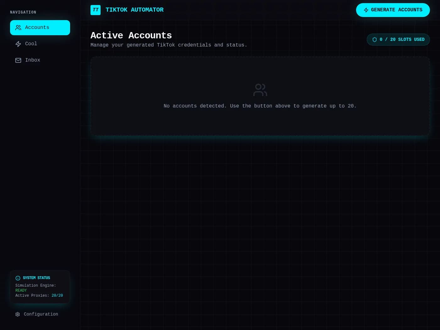 TikTok Account Automator