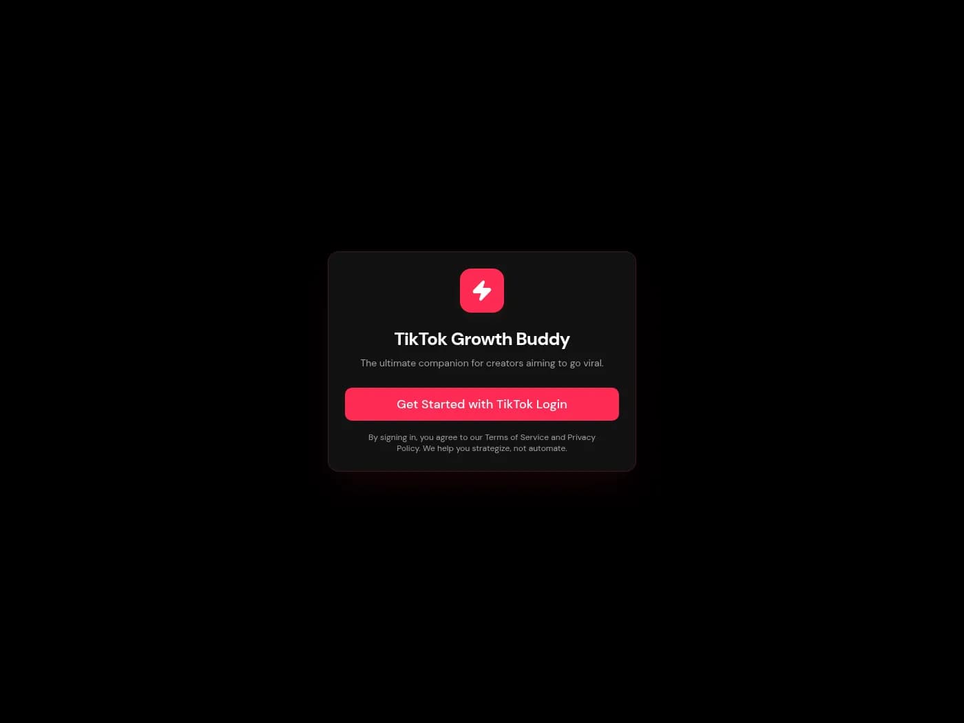 TikTok Growth Buddy