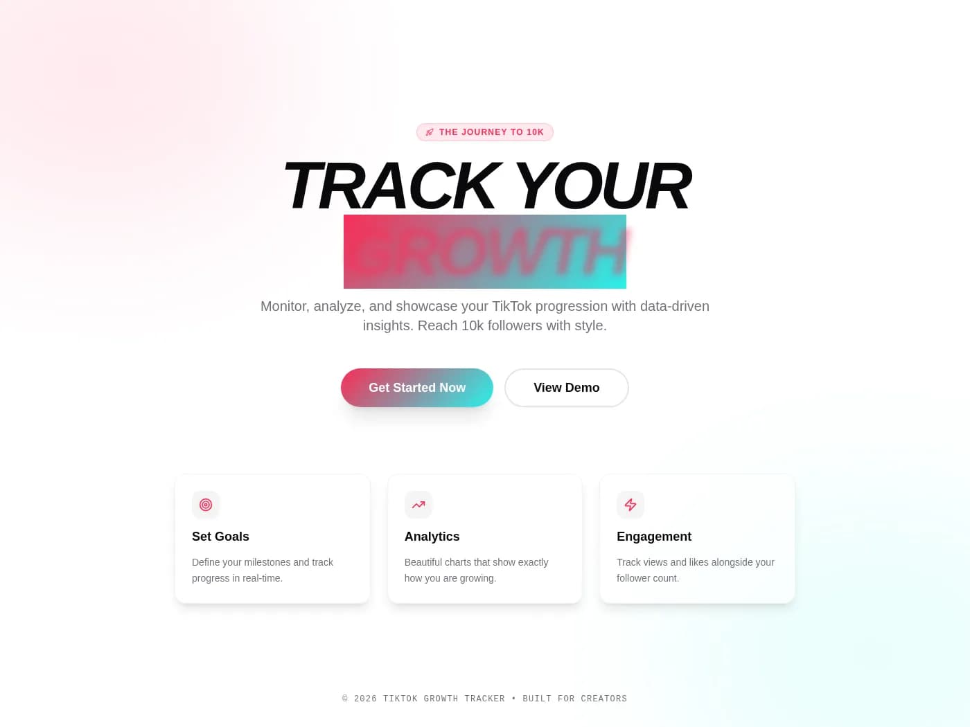 TikTok Growth Tracker