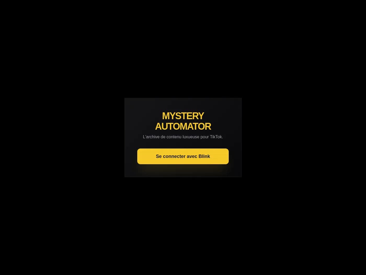TikTok Mystery Automator