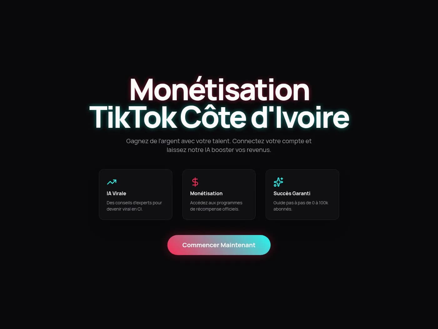 TikTok Monetize Gateway