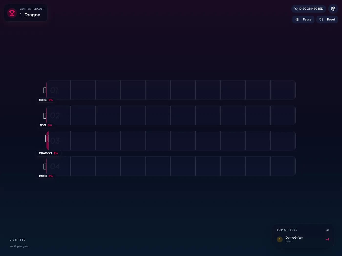 TikTok Livestream Race Game