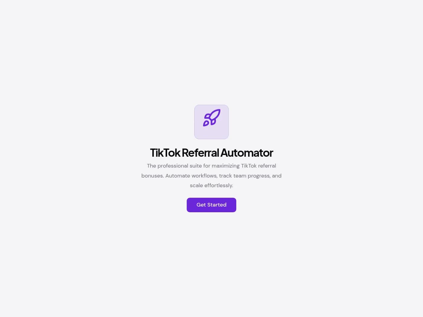 TikTok Referral Automator
