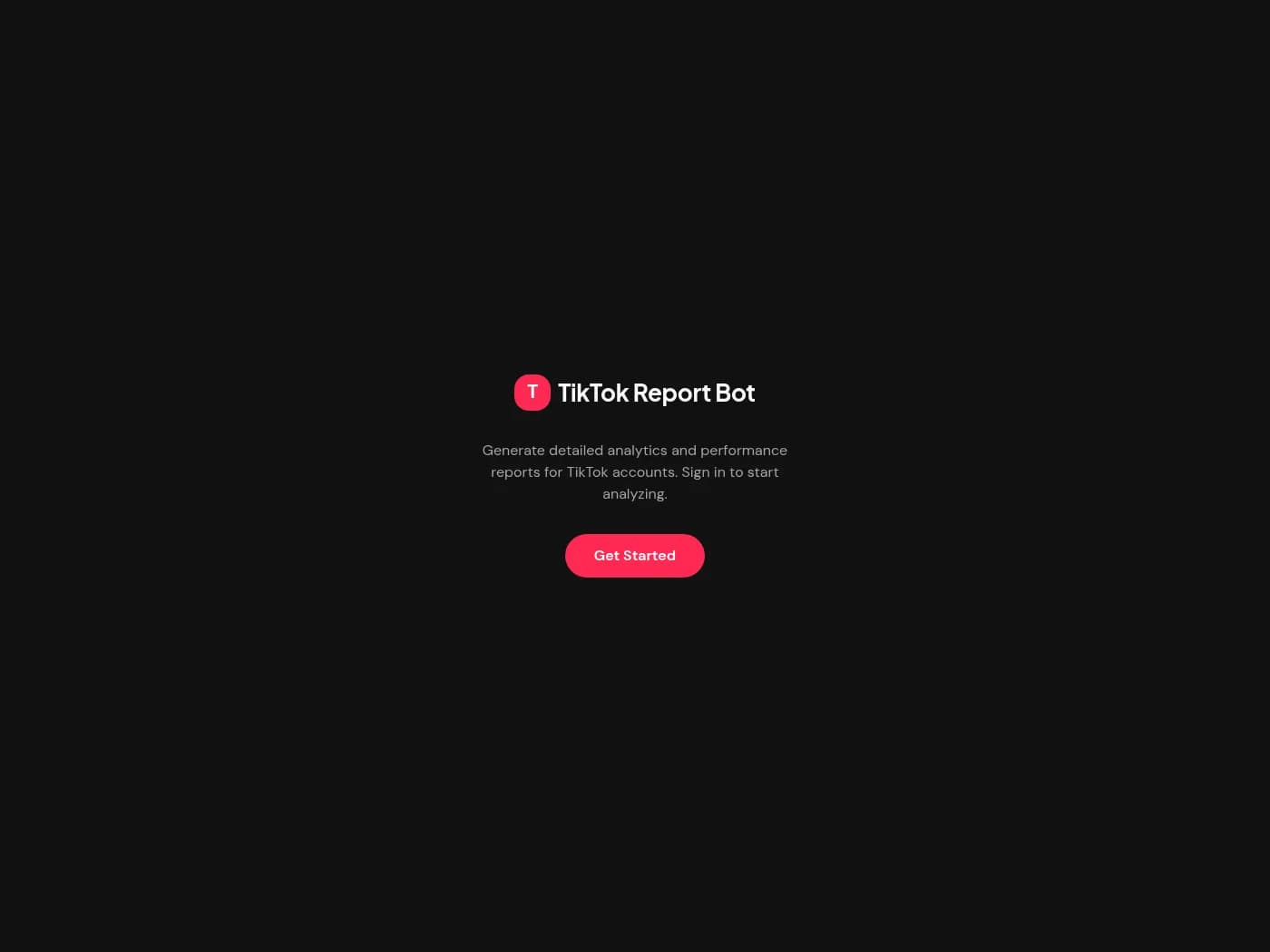 TikTok Report Bot