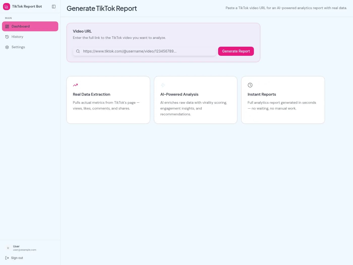 TikTok Report Bot